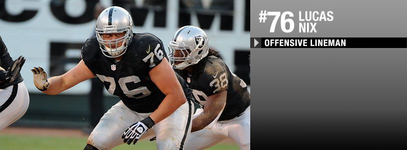 Chicago Bears have signed former Raiders offensive guard Lucas Nix