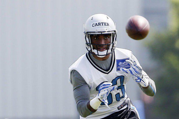 Lions place rookie cornerback Alex Carter on short term I/R