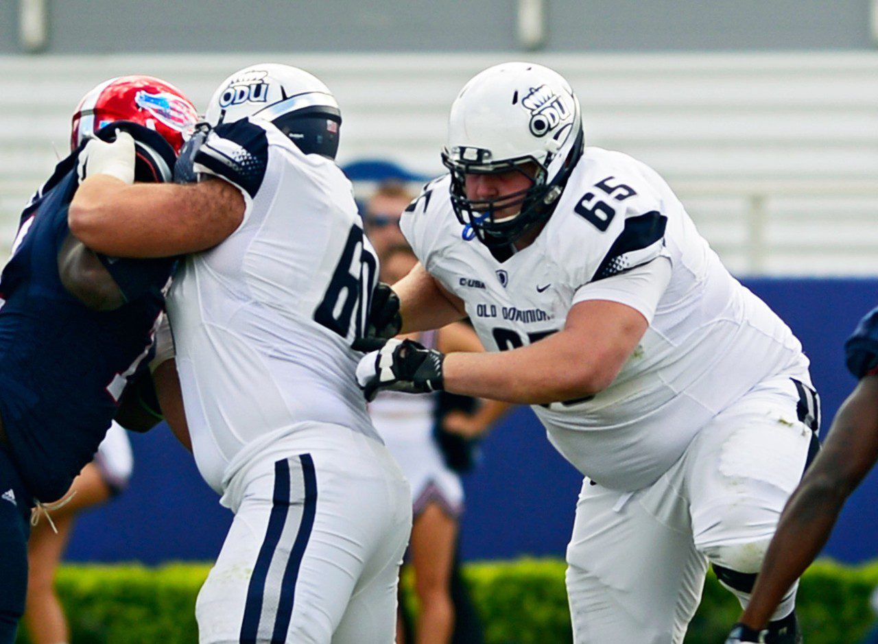 NFL Draft Diamonds Prospect Interview: Tyler Burns, OL, Old Dominion ...