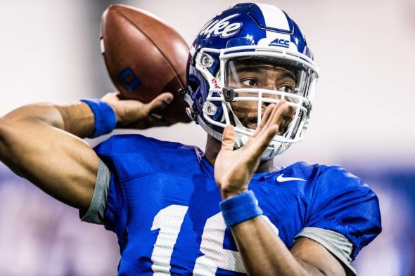 How football and family helped Duke quarterback Quentin Harris