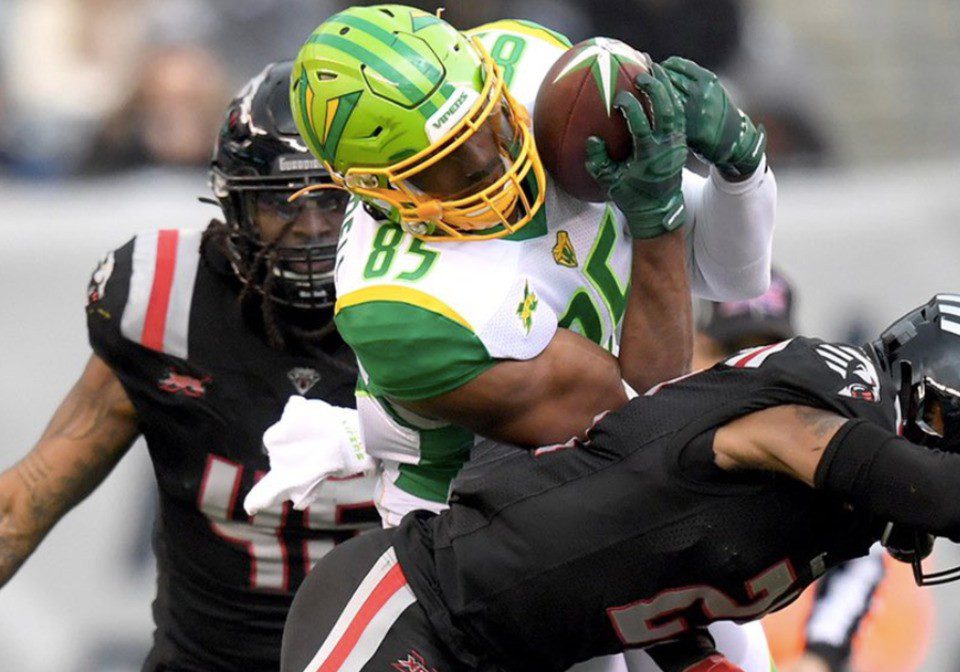 Tampa Bay Vipers are 0-2, and play the two best teams in the XFL next