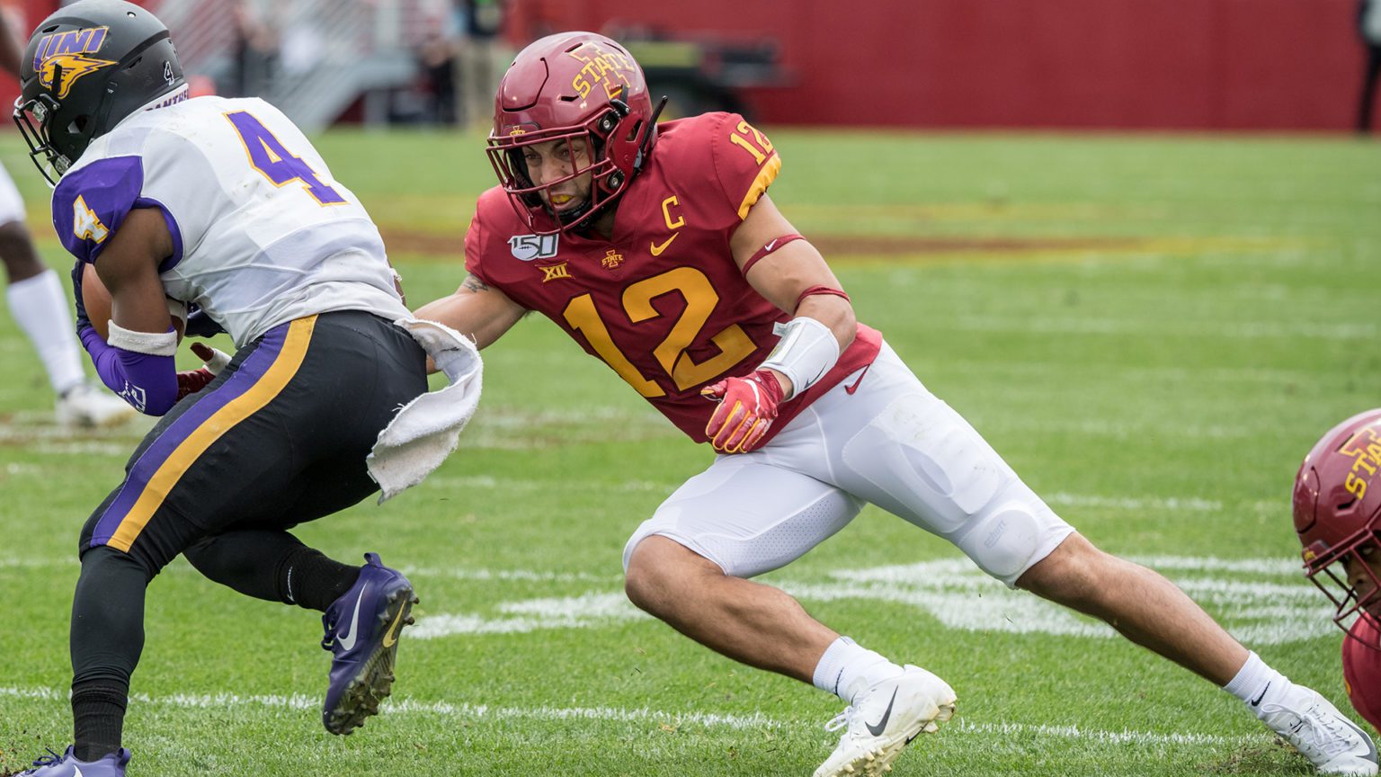 Can Greg Eisworth of Iowa State earn All-Big 12 three years in a row?