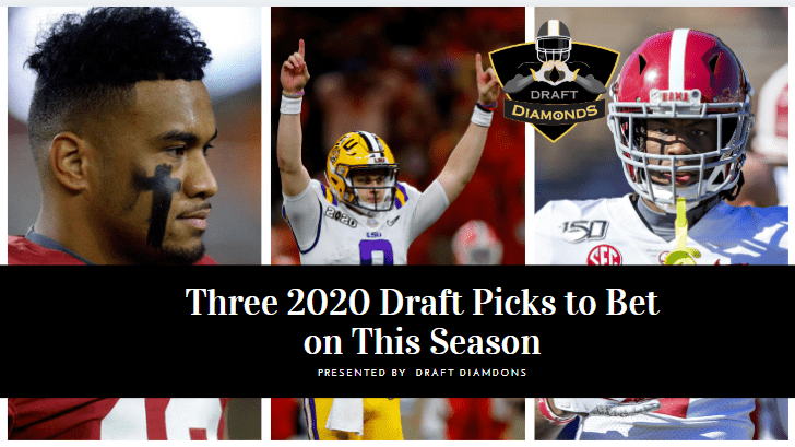 What three NFL Draft Picks are the best to bet on from the 2020 Draft?