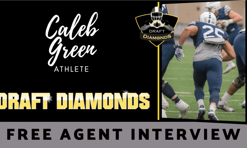 Free Agent Athlete Caleb Green sat down with NFL Draft Diamonds