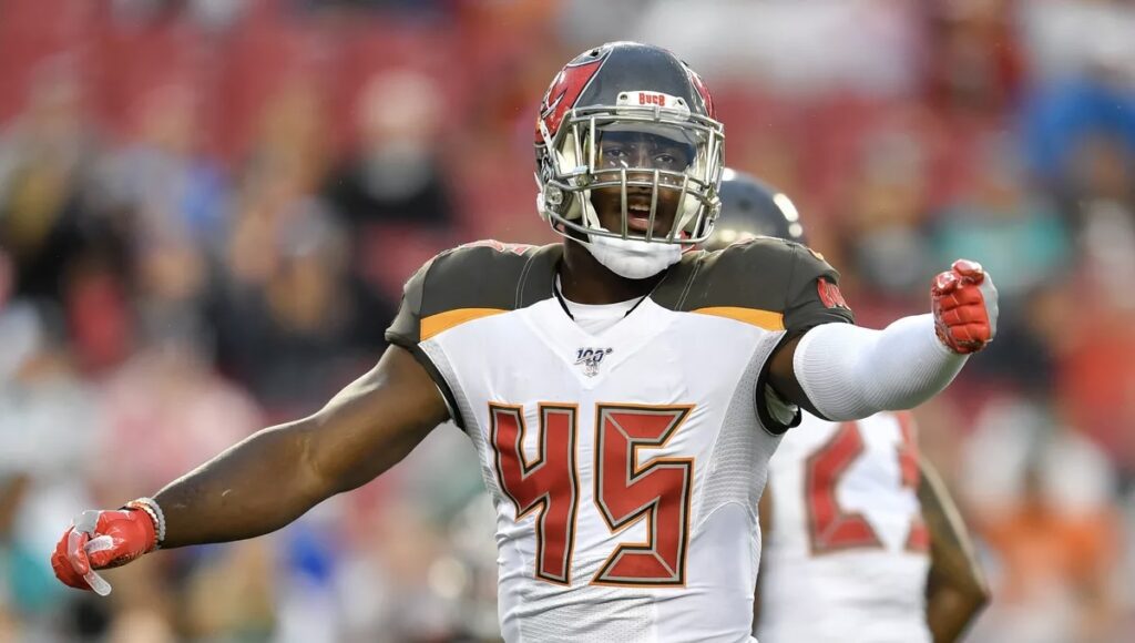 Buccaneers are getting a huge boost this week when Devin White returns