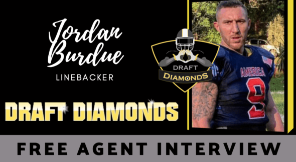 Free Agent Linebacker Jordan Burdue sits down w/ NFL Draft Diamonds