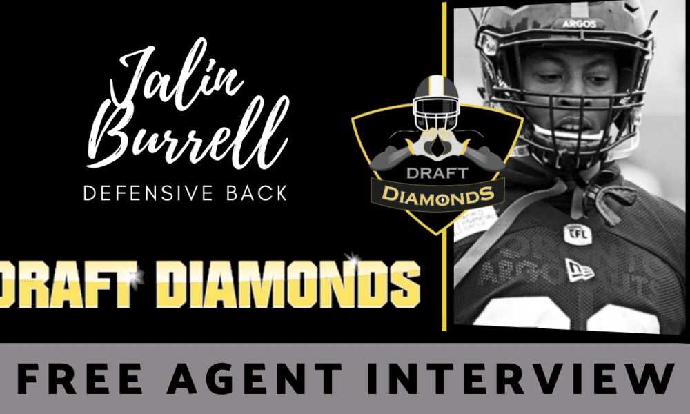 Free Agent defensive back Jalin Burrell sits down with NFL Draft Diamonds