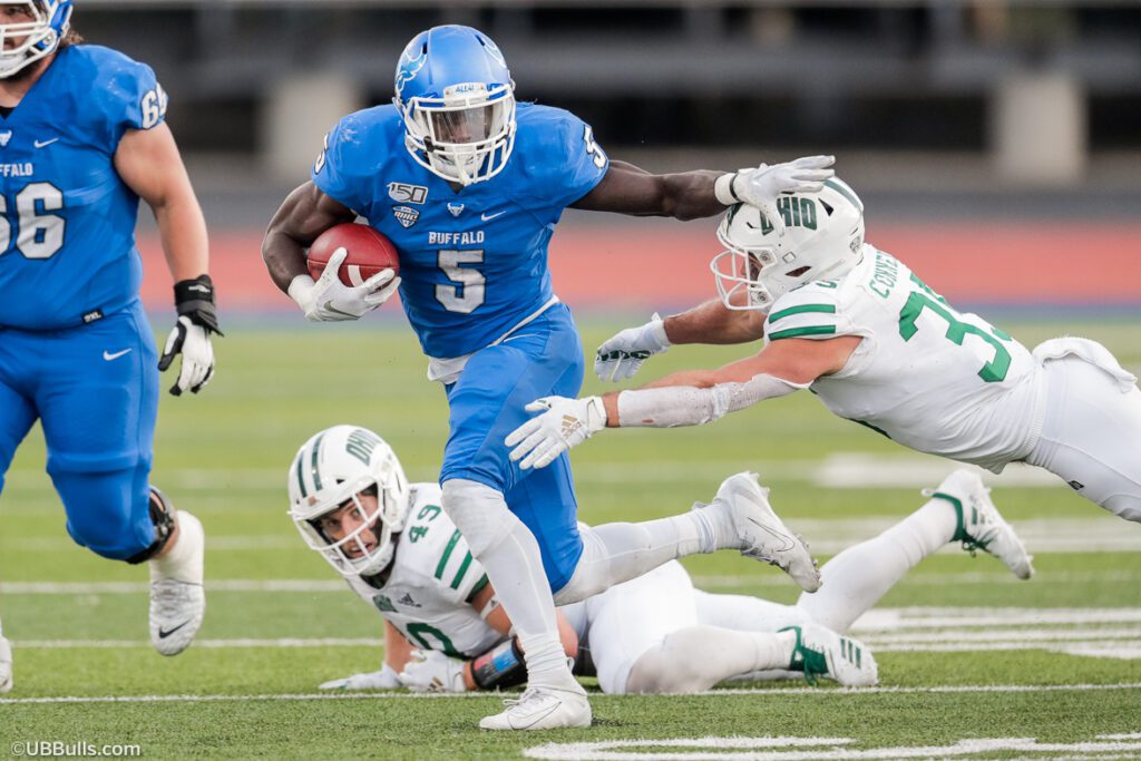 Buffalo RB Kevin Marks Jr. should hear his name called in the NFL Draft