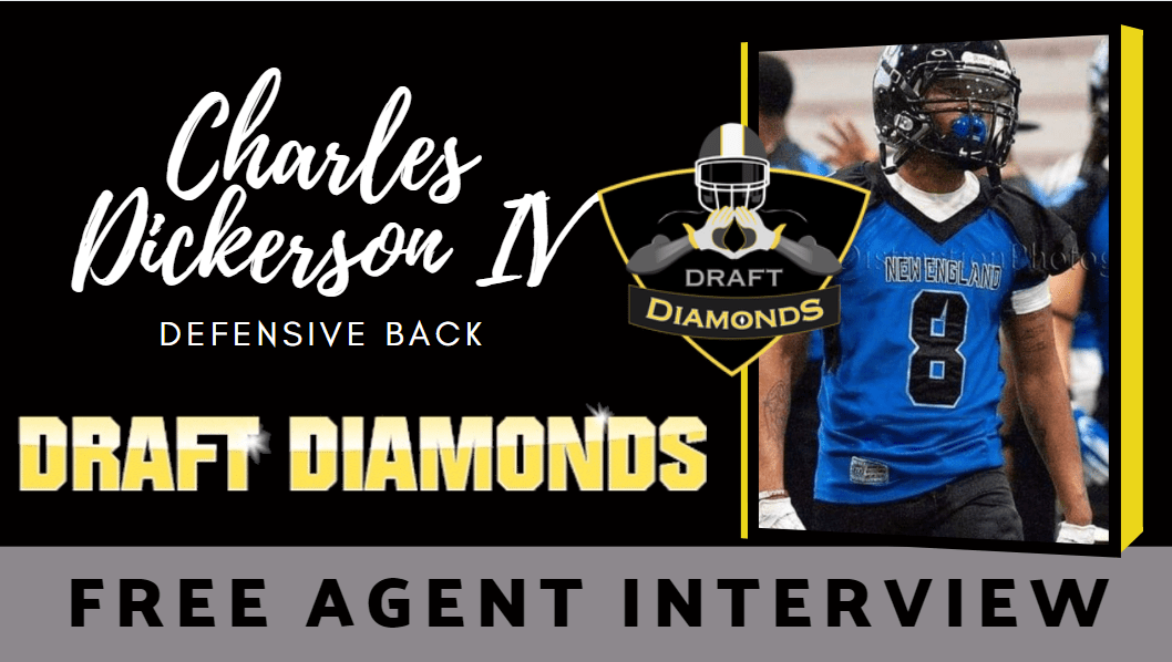 Meet NFL Free Agent Defensive Back Charles Dickerson IV