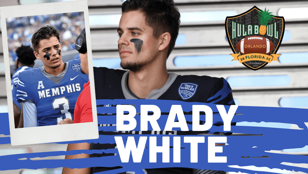 Meet Hula Bowl Alumni Brady White, Quarterback from Memphis