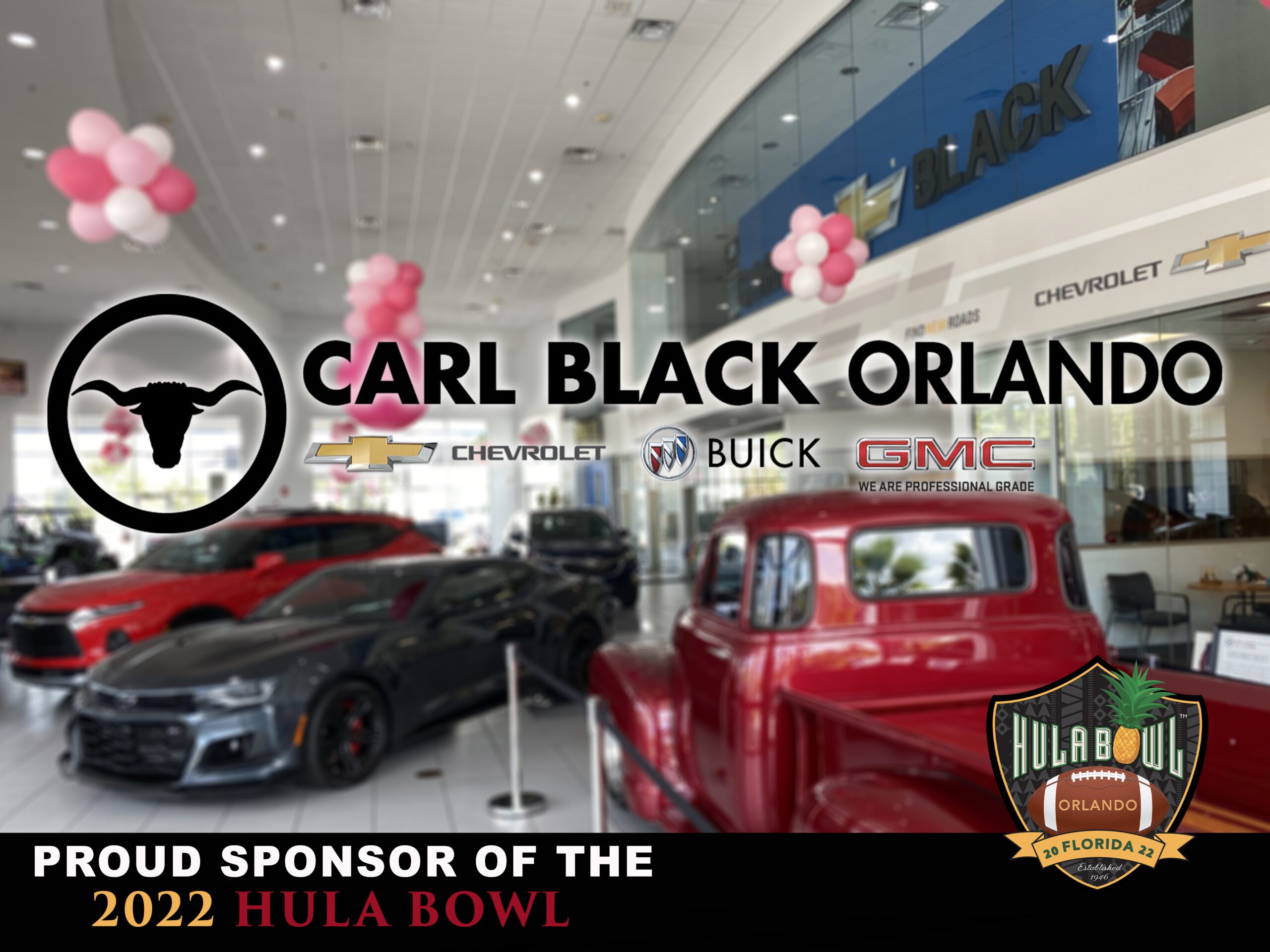 Hula Bowl partners with massive Orlando car dealership Carl Black
