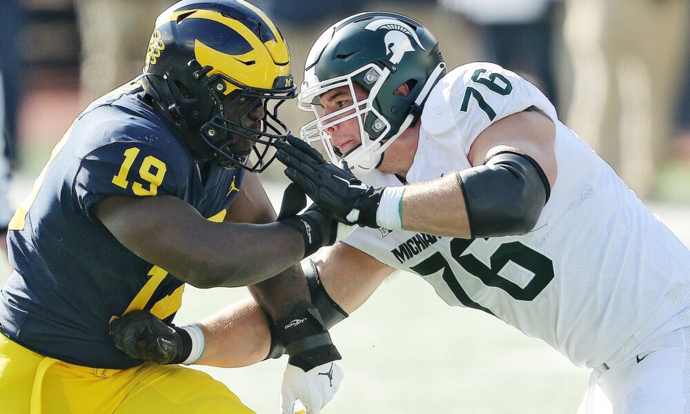 Is AJ Arcuri from Michigan State the most underrated OT in the Draft?