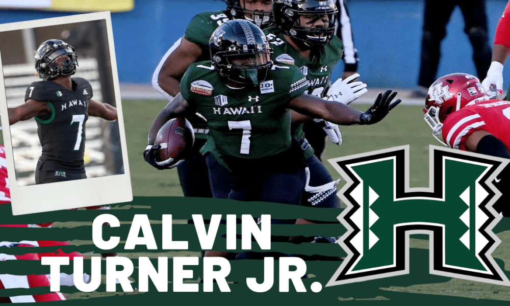 Meet 2022 NFL Draft Prospect Calvin Turner Jr, WR, Hawaii