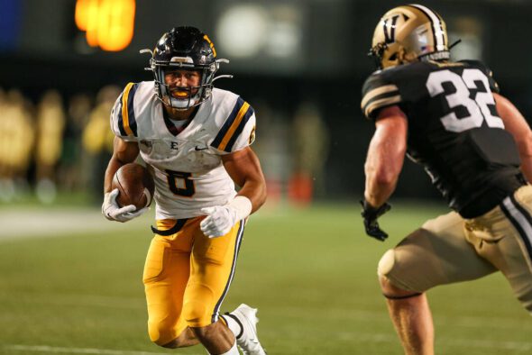 Meet 2023 NFL Draft Prospect Jacob Saylors, RB, East Tennessee State
