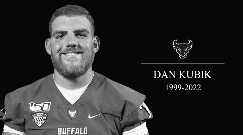 NCAA football player Dan Kubik loses his battle with cancer at 23