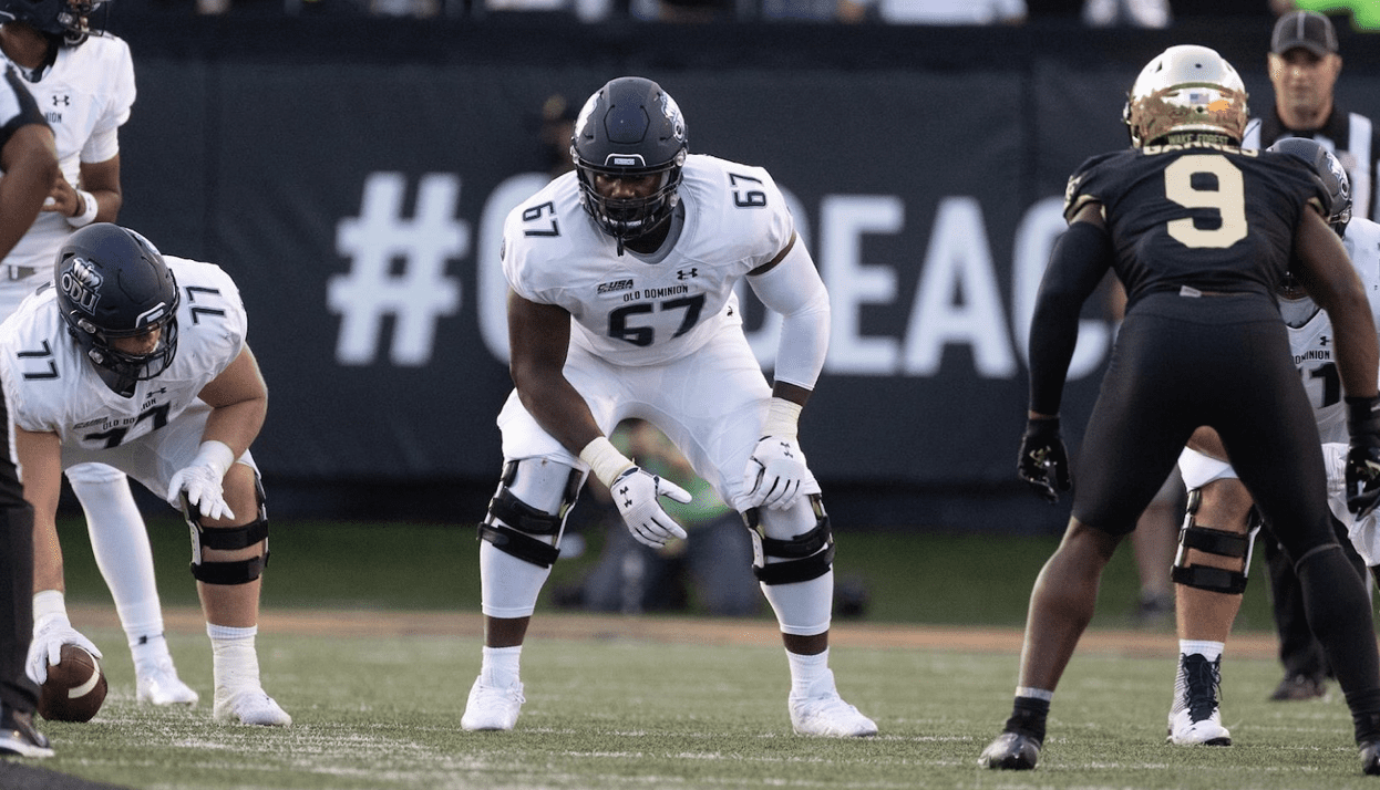 Meet 2023 NFL Draft Prospect Tyran Hunt, OL, Old Dominion